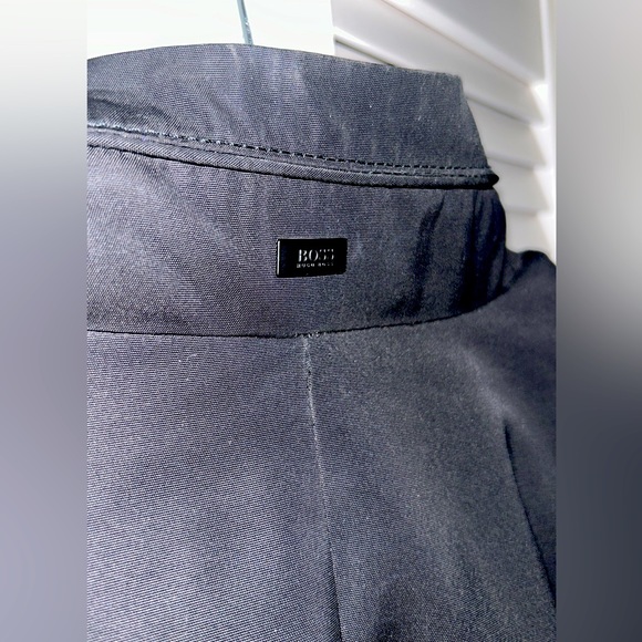 Hugo Boss | Jackets & Coats | Hugo Boss Nylon Full Zip Jacket Black ...